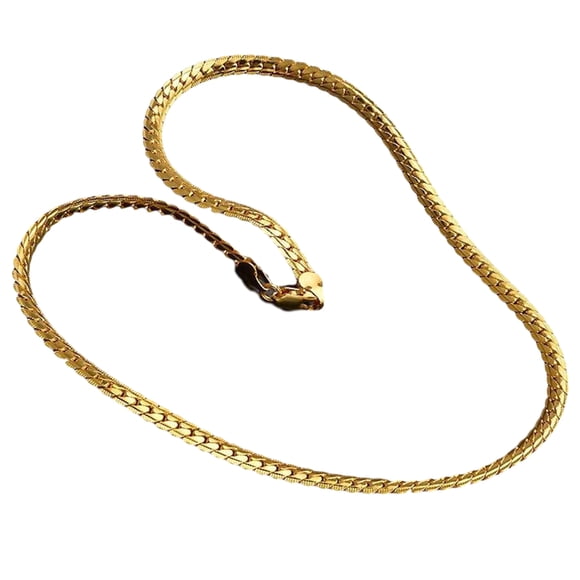Plastic Gold Chain