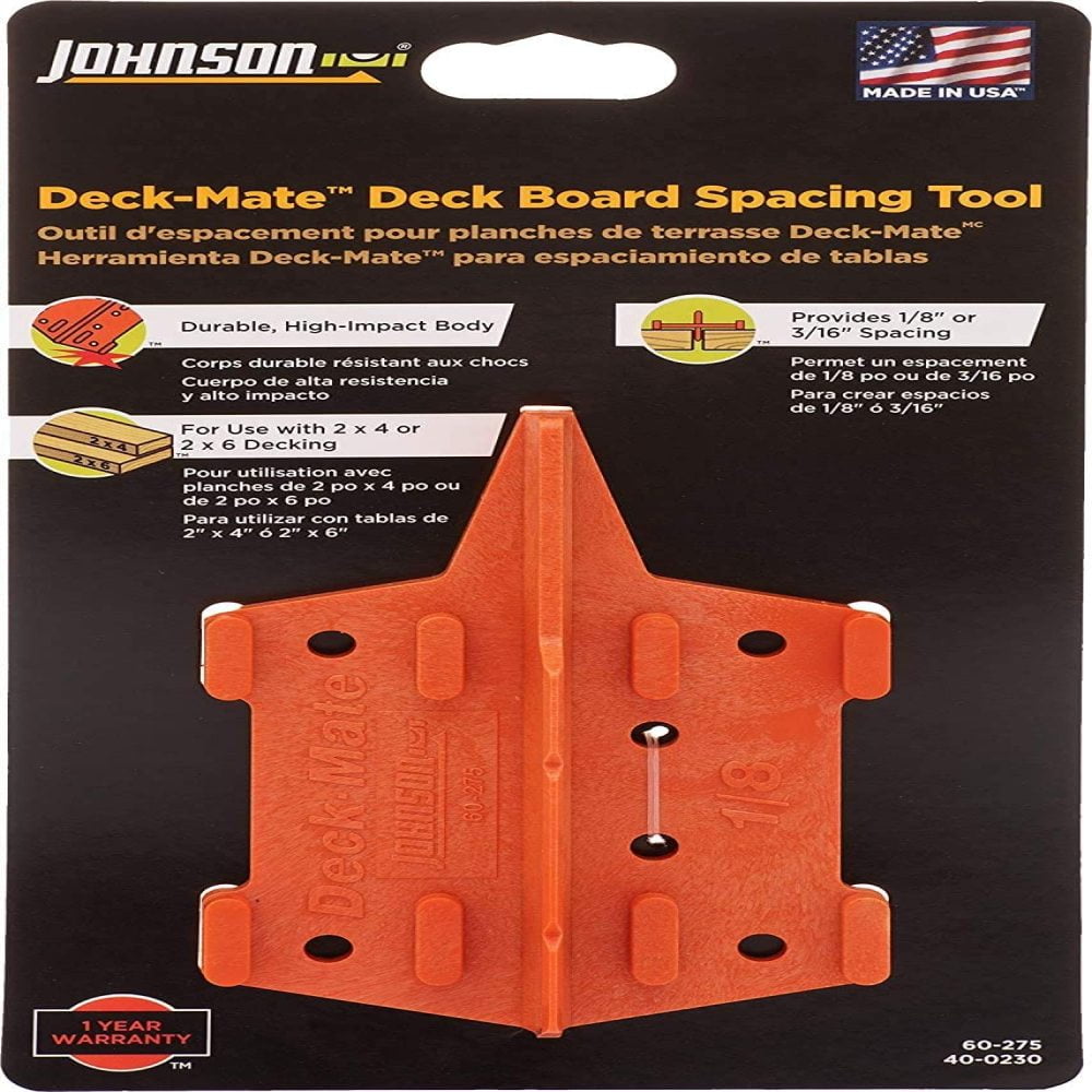 Measuring & Layout Tools Levels 1 Johnson Level & Tool 60-275 DeckMate ...