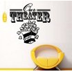 VWAQ It's Showtime Vinyl Wall Decal Theater Drama Matte Black Vinyl ...