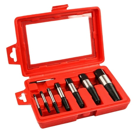 8 Pieces Water Pipe Triangle Valve Tap Removal Tools Screw Extractor ...
