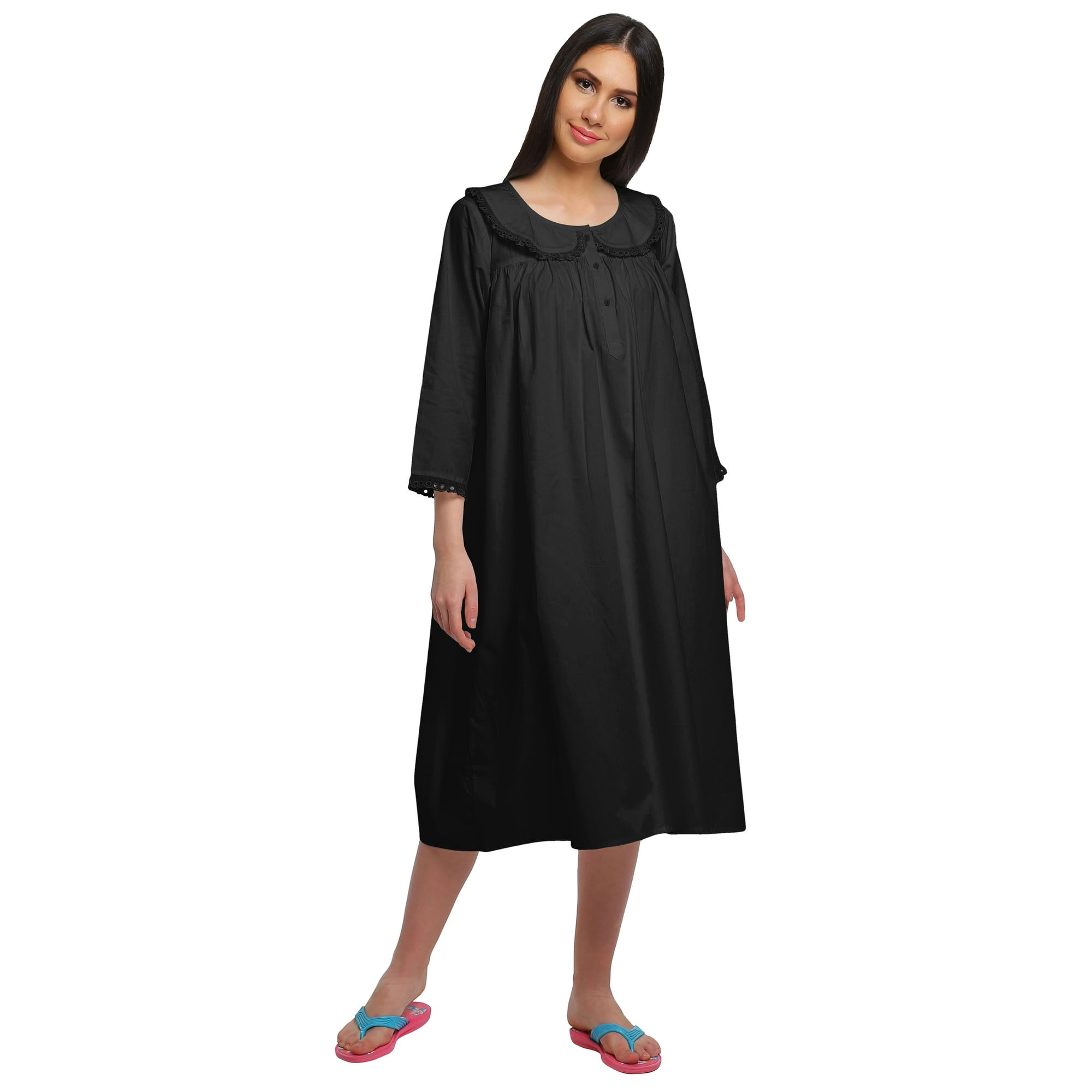 Click here for Moomaya Solid Round Neck Nursing Sleepwear Womens... prices