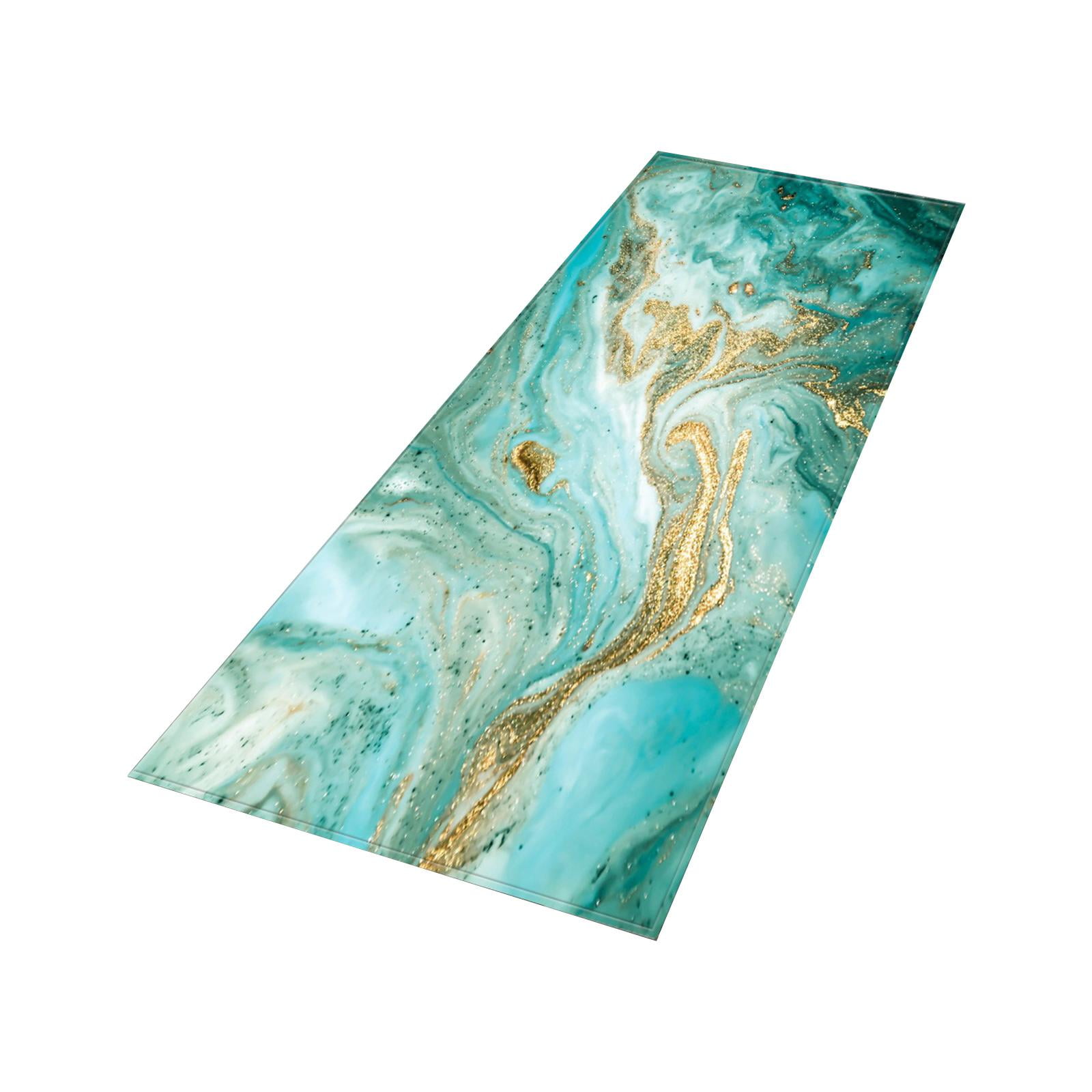 Marble Floor Mat Bathroom Floor for Entryway Hallway Living Room Green ...