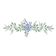 Forget-Me-Not Floral Wall Stencil Border SKU #1492 by Designer Stencils ...