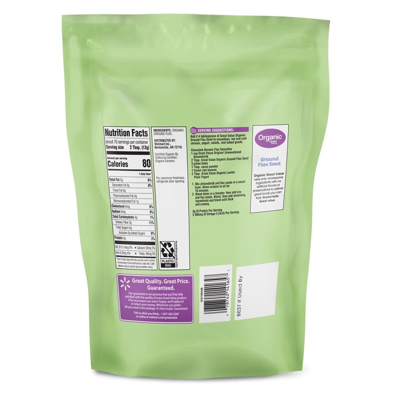 Ground Flax Seed Nutrition