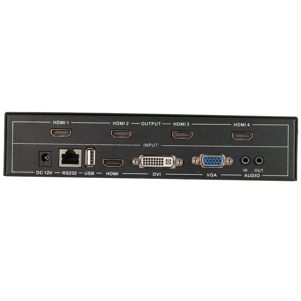 Video Wall Controller, 4 Channel HD Video Wall Controller, 2 X 2, 1 X 4 ...