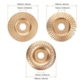 CATPAN 3pcs Wood Carving Disc Set for 4 Inch Angle Grinder,5/8" Inner ...