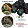 VAVSEA 20x50 Binoculars, Compact HD Binoculars with BAK4 Prism, Low Night Vision, 28mm Lens for ...