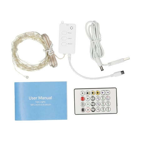 Smart Wifi Rgb Fairy String Light Copper Wire Lights 16.4Ft 33Leds ...