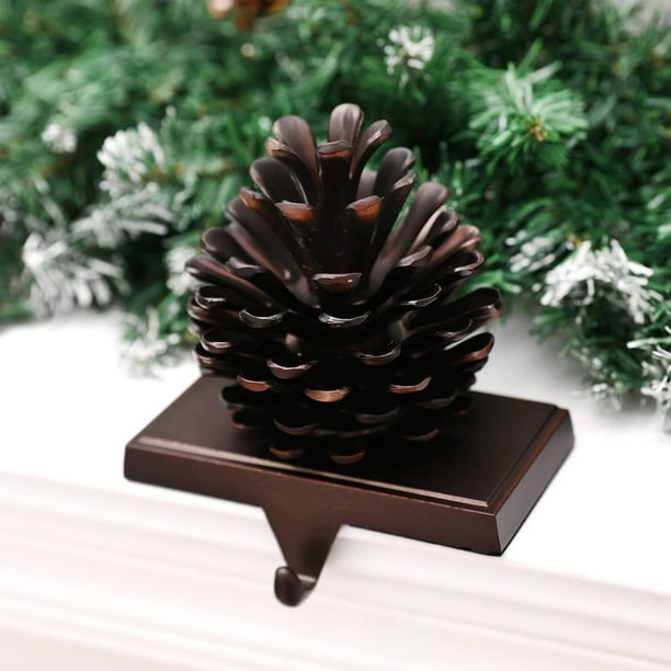 Cintre de Bas en Cône de Pin pour Cheminée de Cheminée de Noël Porte ...