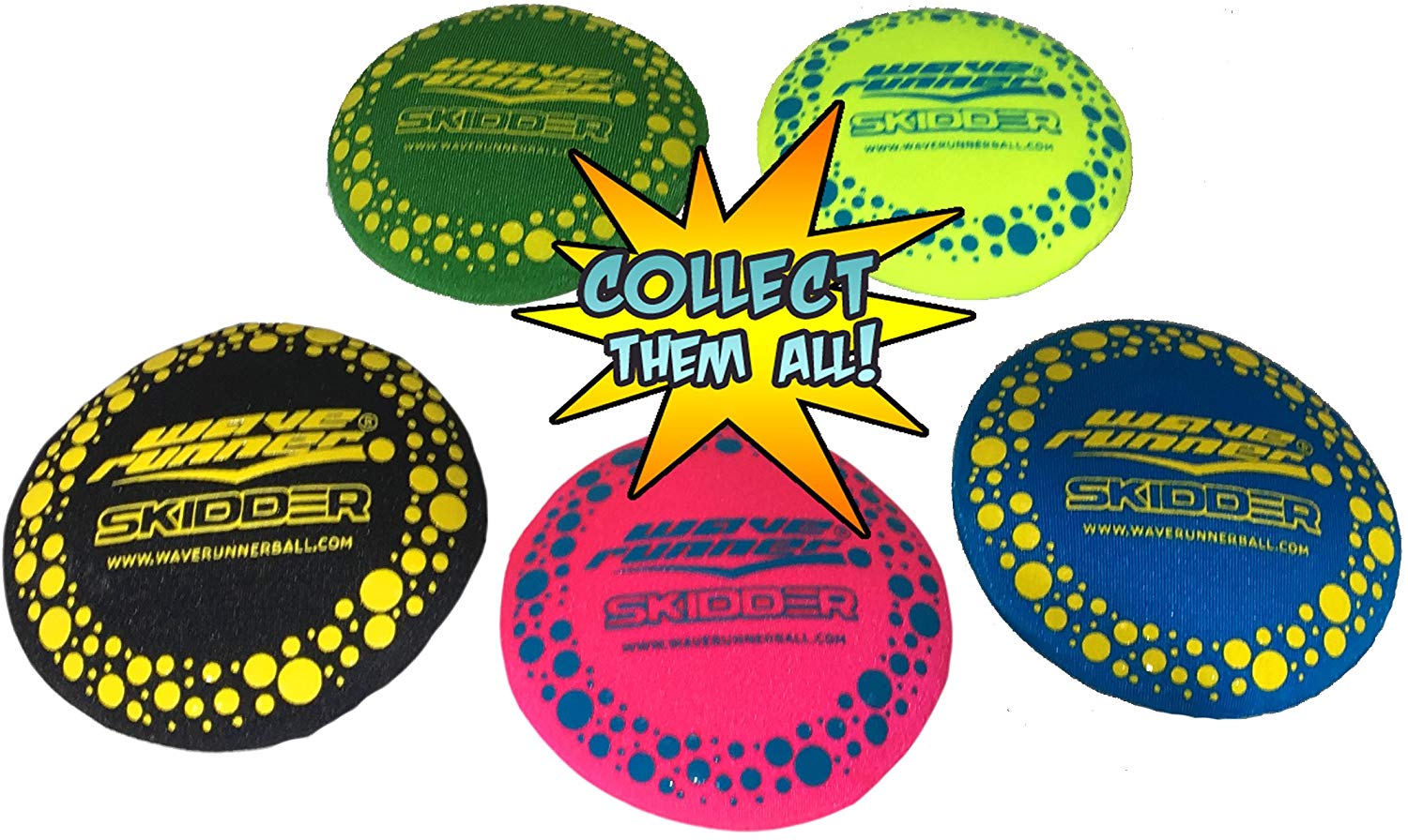 Wave Runner Water Skipping Disc for Pool / Beach / Park Mini Frisbee ...