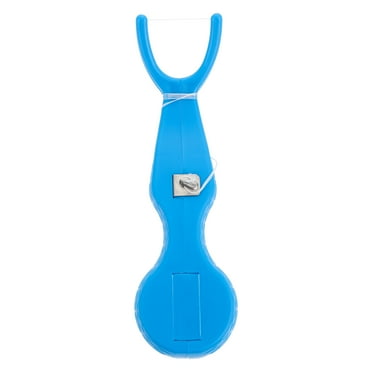 Flossaid FHR Original Dental Floss Holder, Angled Head, Long Handle, 4 ...