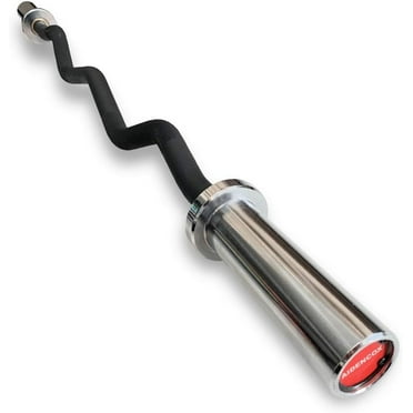 XMARK Convict Rackable EZ Curl Bar for Power Racks, Squat Racks, and ...