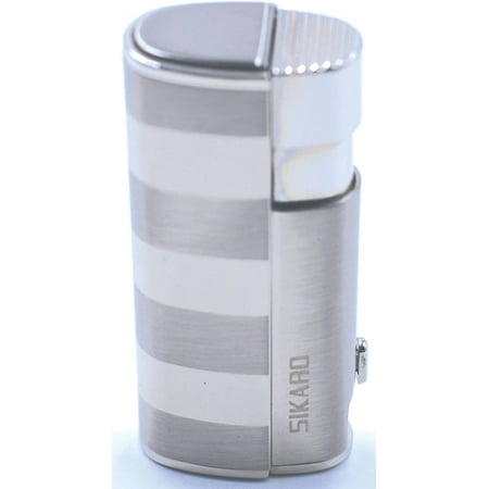 Sikaro Hurricane Triple Torch Lighter w/Cigar Punch 0606200 (Silver ...