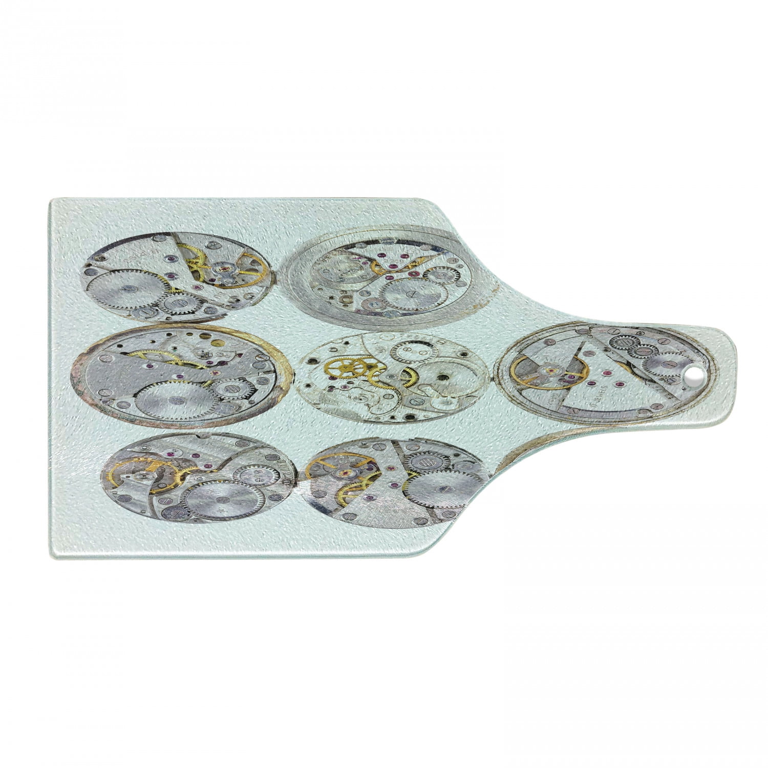 Clock Cutting Board, Repair of Watches Theme Design Technical Theme ...