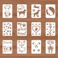 1Set Plastic Reusable Drawing Painting Stencils Templates Sets for ...