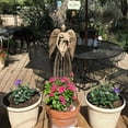 Y&K Decor Antiqued Metal Garden Angel Statue Patio Lawn Yard Indoor ...
