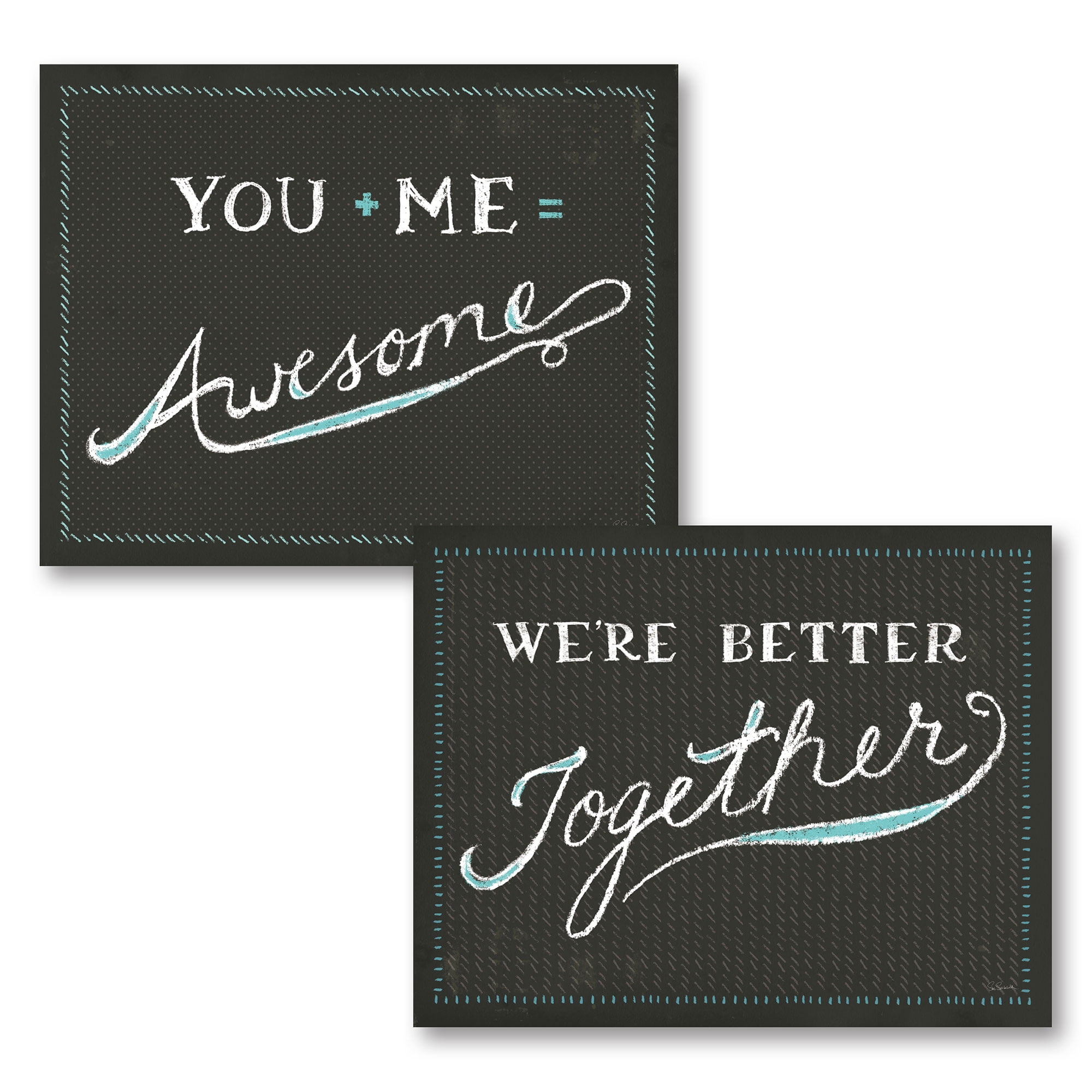 Gango Home Decor Contemporary Together IV & V by Sue Schlabach (Printed ...