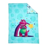 Barney Toddler Bedding, 5Pc Set, Comforter, Sheet, Pillowcase, Throw ...