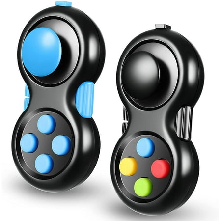 2 Pieces Fidget Toy Fidget Pad Handheld Fidget Controller Pad Fidget ...