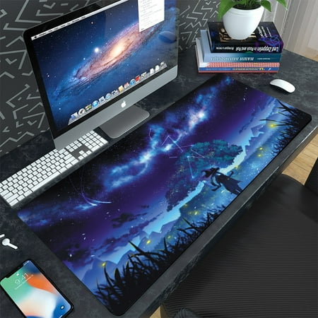 Game Yuanshen cartoon office keyboard computer desk pad large creative ...