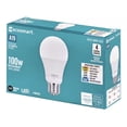 EcoSmart 100-Watt Equivalent A19 Dimmable LED Light Bulb with ...