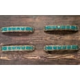 Free Shipping! Set Of 4 Rustic Western Silver Turquoise Boho Drawer ...