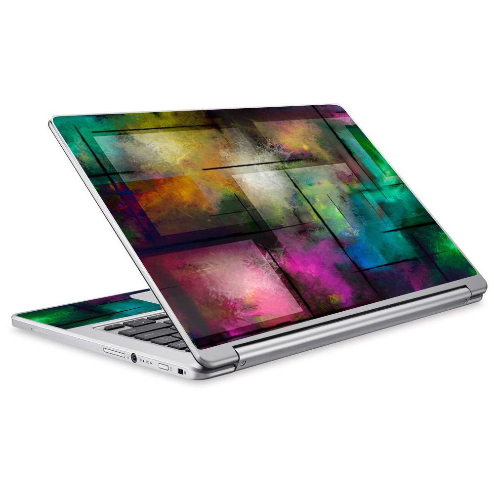 Skins Decals For Acer Chromebook R13 Laptop Vinyl Wrap / Colorful Paint ...