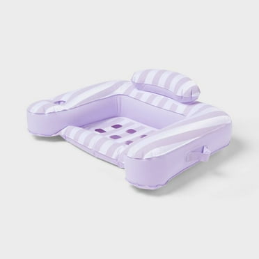 Intex Adult Transparent Blue Inflatable Rockin' Lounge Swimming Pool ...