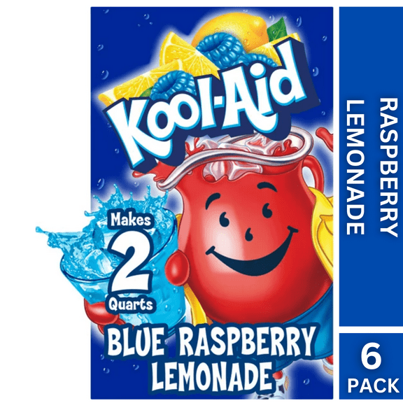 Kool-Aid Blue Raspberry Lemonade Drink Mix, 20 oz - Walmart.com