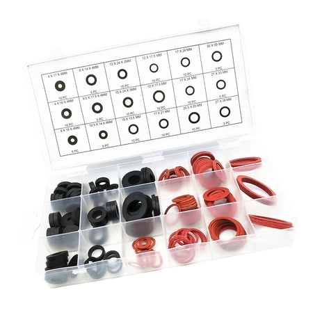 141-Piece Faucet Washer Assortment Kit 18 Different Assorted Sizes O ...