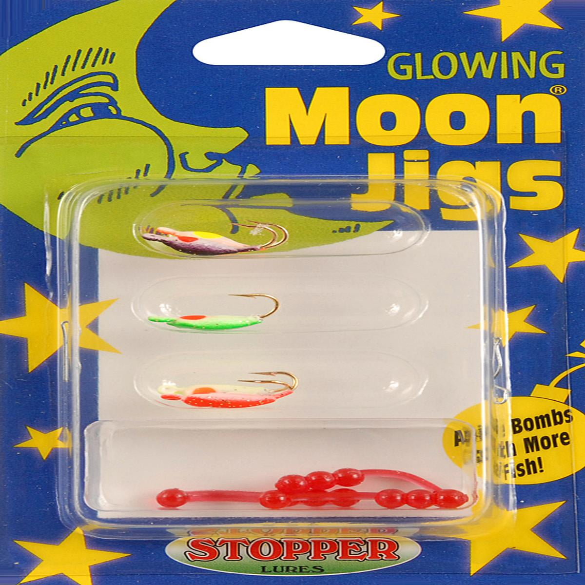 K & E Stopper Lures Moon Jigs Assortment, Glow, 10 Count, FKW-MJ10 - Walmart.com - Walmart.com