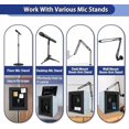 Enclosed Vocal Booth, Portable Microphone Isolation Shield, Foldable ...