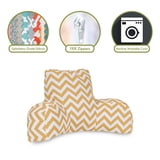 Majestic Home Goods Reading Pillow Chevron Yellow - Walmart.com