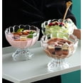 Glass Dessert Bowls - Ice Cream Cups Mini Trifle Footed Bowls for ...