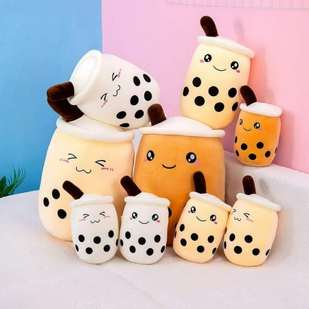 Bubble Tea Plush Toy Boba Stuffed Animal Plush Dolls Bubble Tea Hugging ...