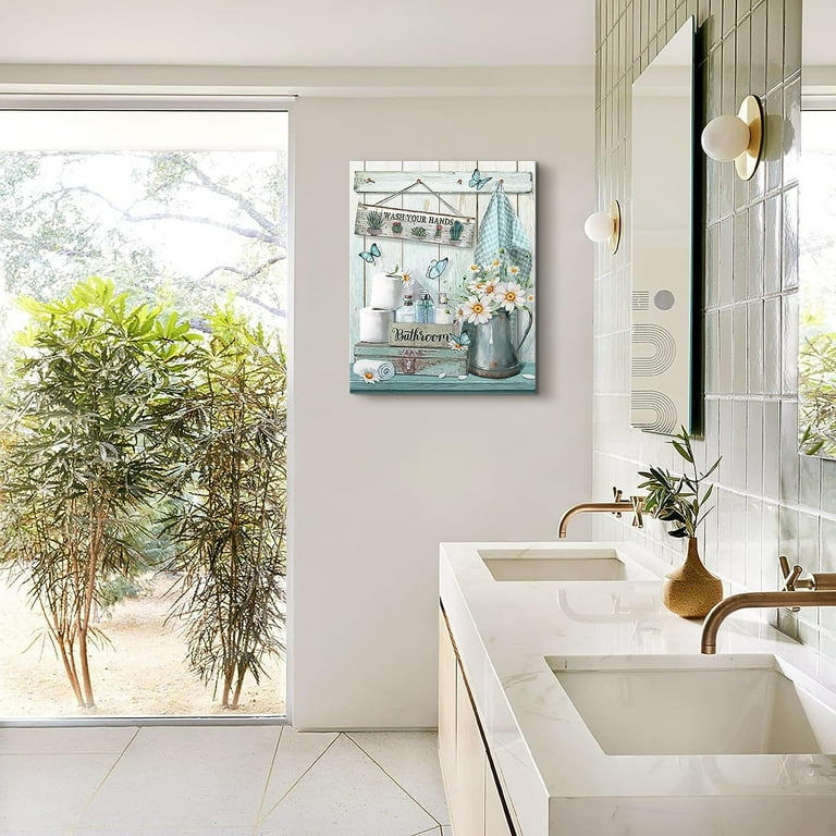 Rustic Vintage Bathroom Art Printables