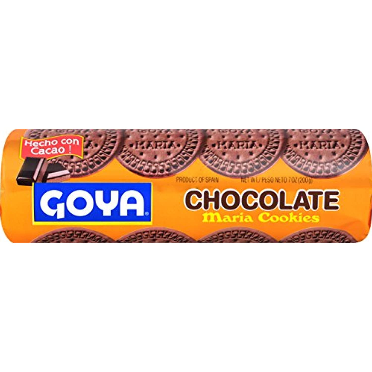 Goya Foods Maria Cookies Chocolate, 7 Ounce (Pack Of 16) - Walmart.com