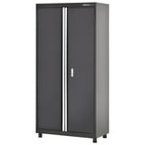 Muscle Rack 36"W x18"D x72"H Welded Storage Cabinet - Matte Black ...