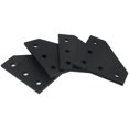 4Pcs 2020 Corner Bracket Plate 5 Hole 90 Degree Outside Joining Plate ...