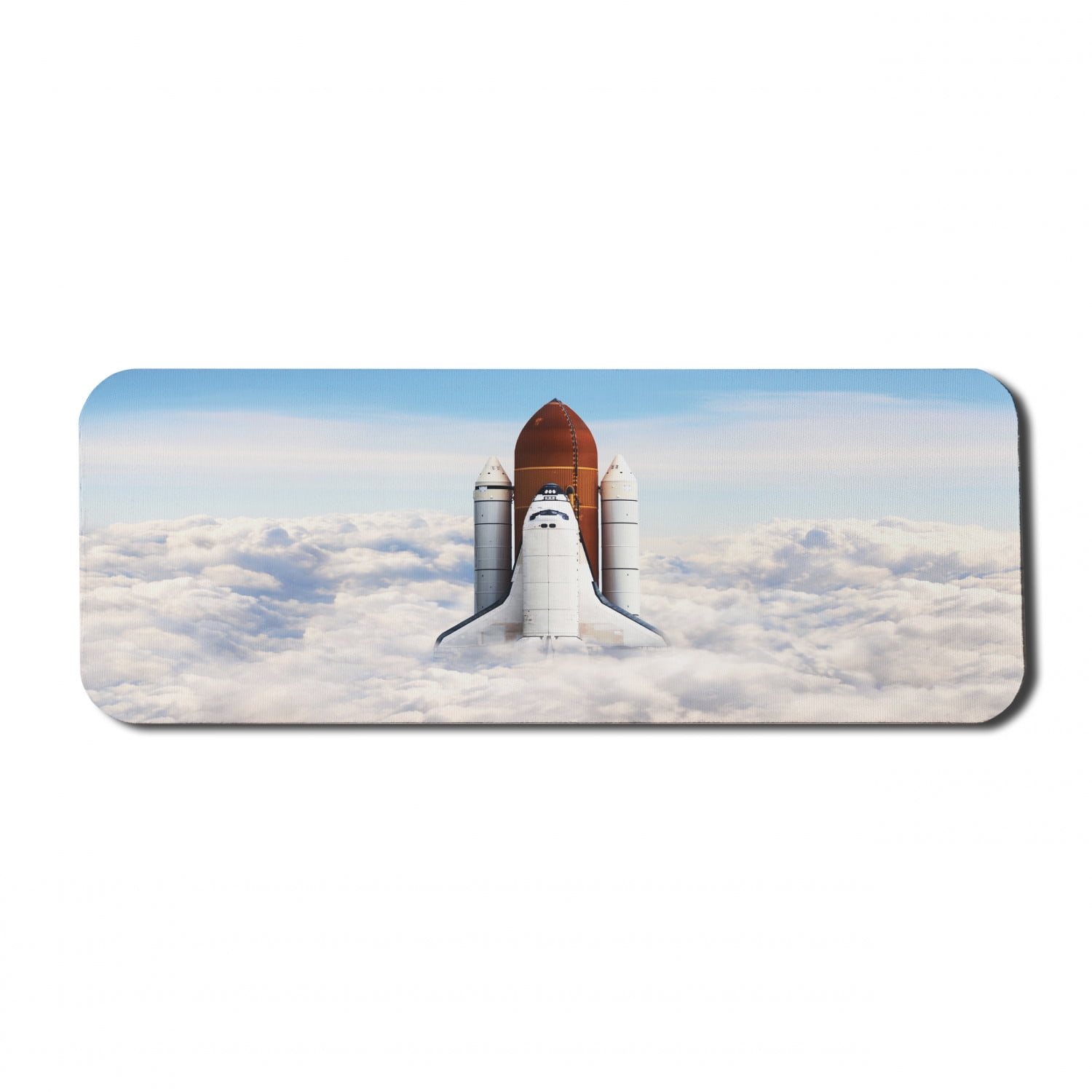 Outer Space Computer Mouse Pad, Rocket Taking Off on Mission Spaceman ...