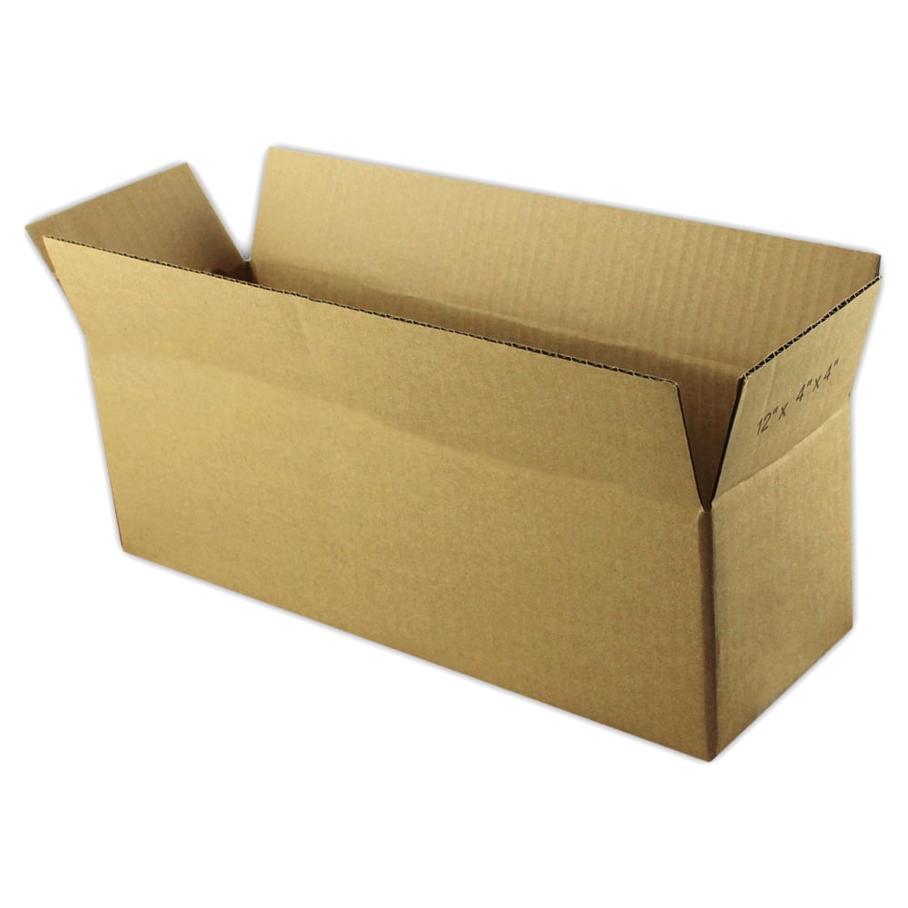 EcoSwift Brand Premium 12x4x4 Cardboard Boxes Mailing Packing Shipping ...