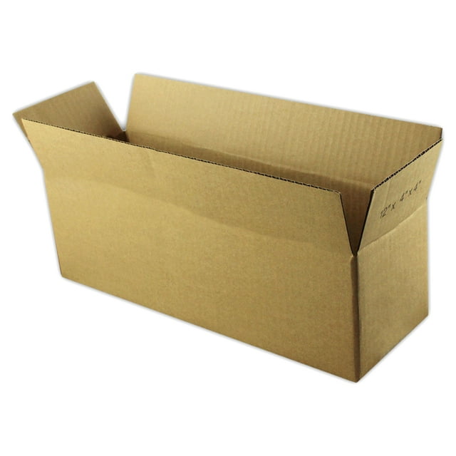 EcoSwift Brand Premium 12x4x4 Cardboard Boxes Mailing Packing Shipping ...