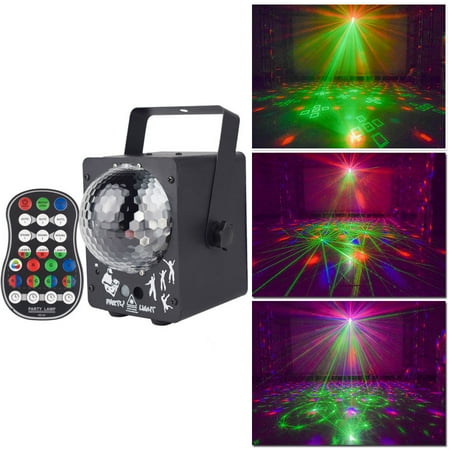 Disco Ball Lights, LED Sound Activated Party Light DJ Disco Lights Strobe Party Light for Home ...
