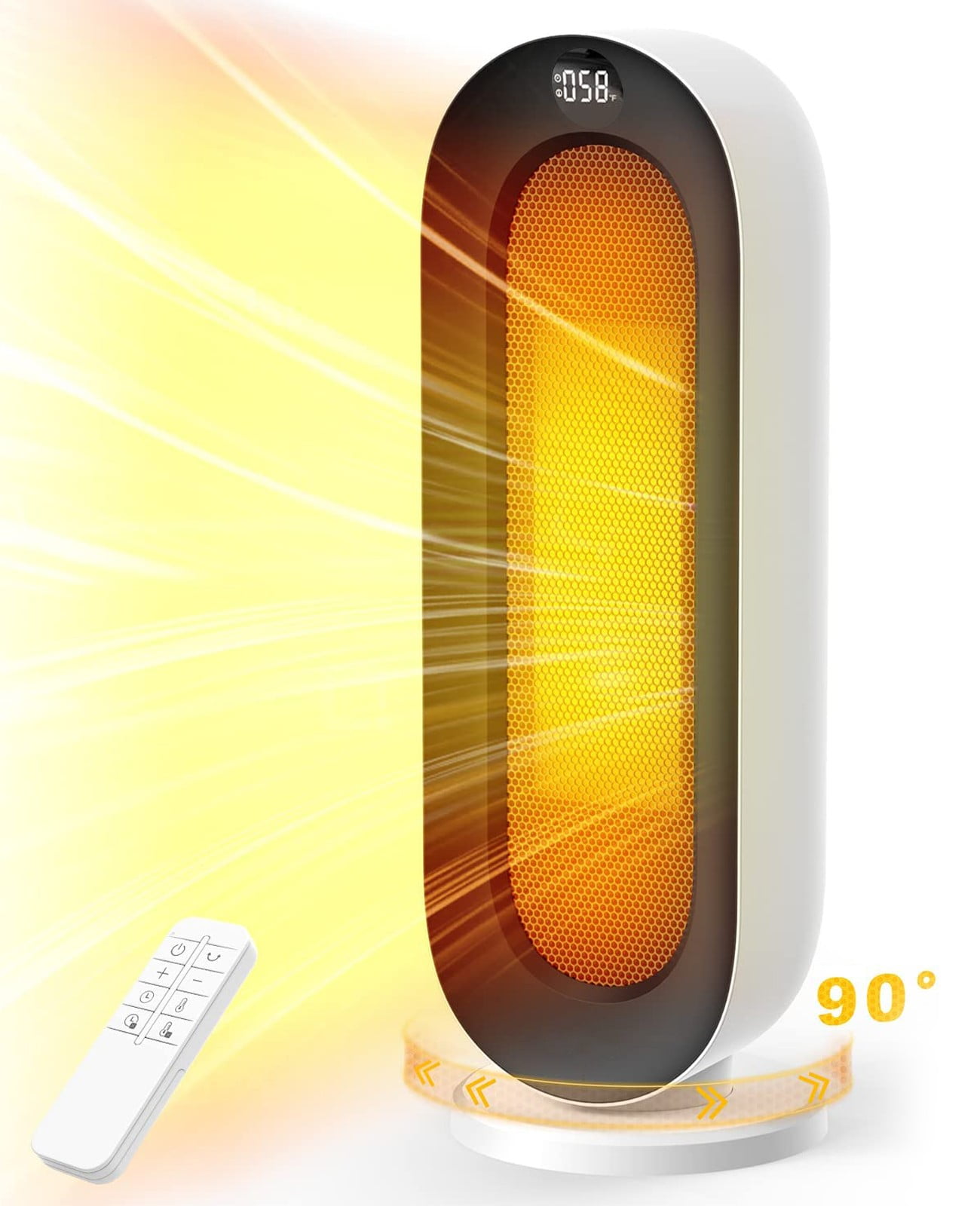 Electric Space Heater Portable - for Indoor with Fast Heating ...