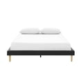 BSHTI Simple Design Modern Queen Size Platform Bed Frame with ...
