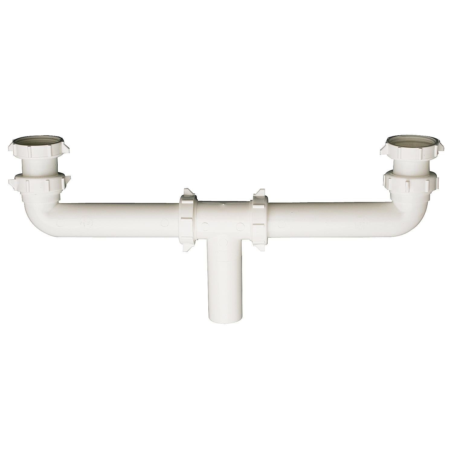 Keeney PP930W Center Outlet Sink Waste with Baffle Tee, 1.5-in x 16-in ...