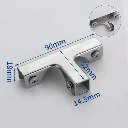 4PCS Cold Rolled Steel Glass Clamp, Tile Fixing Clamp, Reinforcement ...