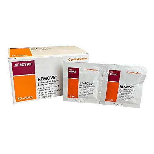 Smith and Nephew Remove Adhesive Remover Wipes 403100, 50-count by ...