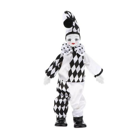 Porcelain Small Clown Doll, Funny Clown Model Figurines Crafts, G ...