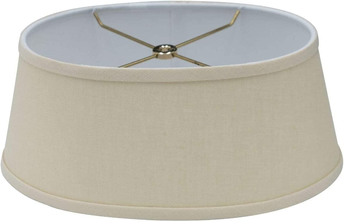 14 Inch Short Oval Washer Fitter Lamp Shade - Walmart.com